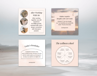 55 Christian Life Coach Social Media Templates | Canva Designs for ...