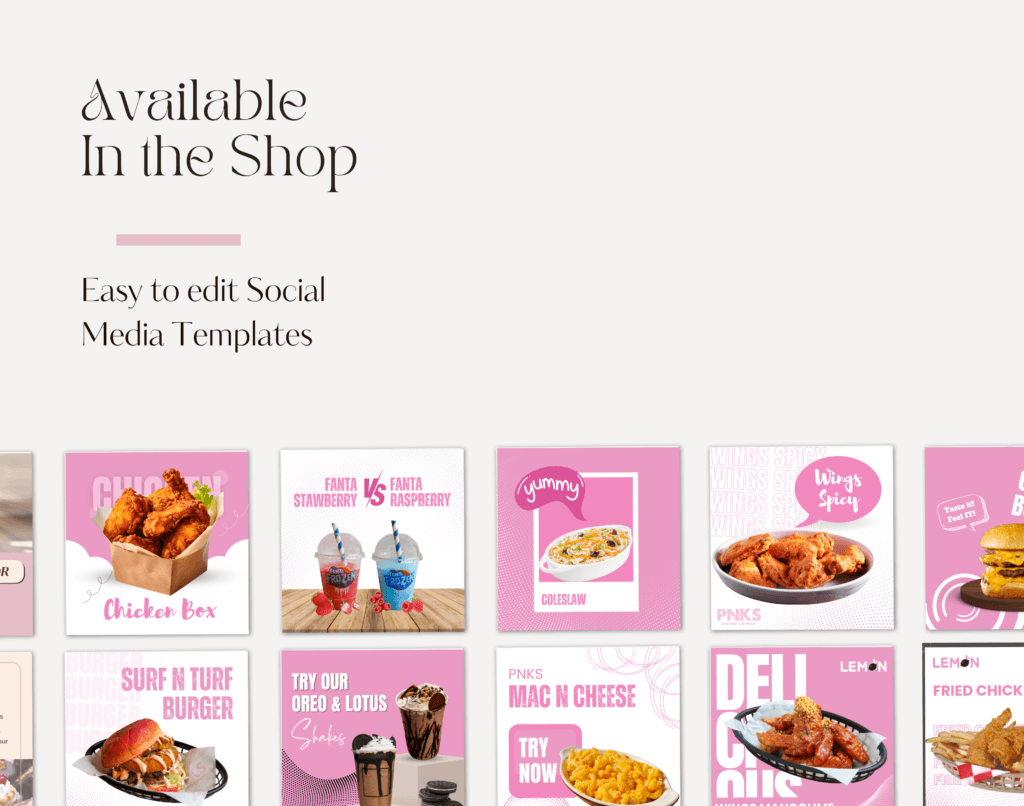 Food & Restaurant Short Video Templates | Editable Minimalistic Canva ...