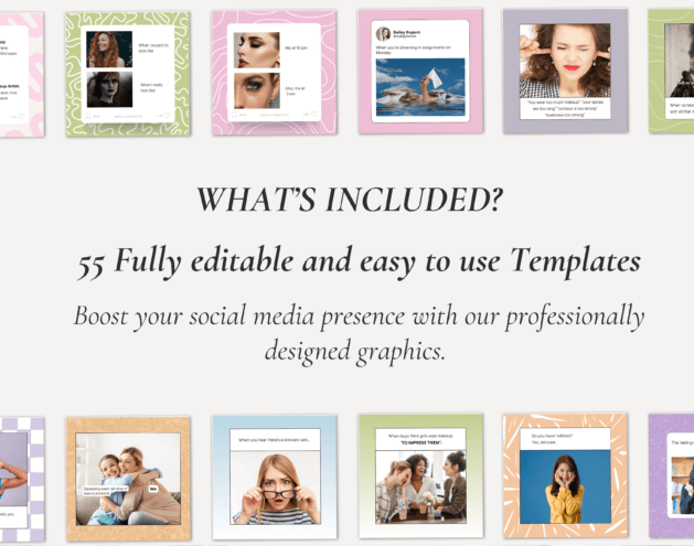 55 Colorful Instagram Meme & GIF Templates | Engagement Boosters for ...