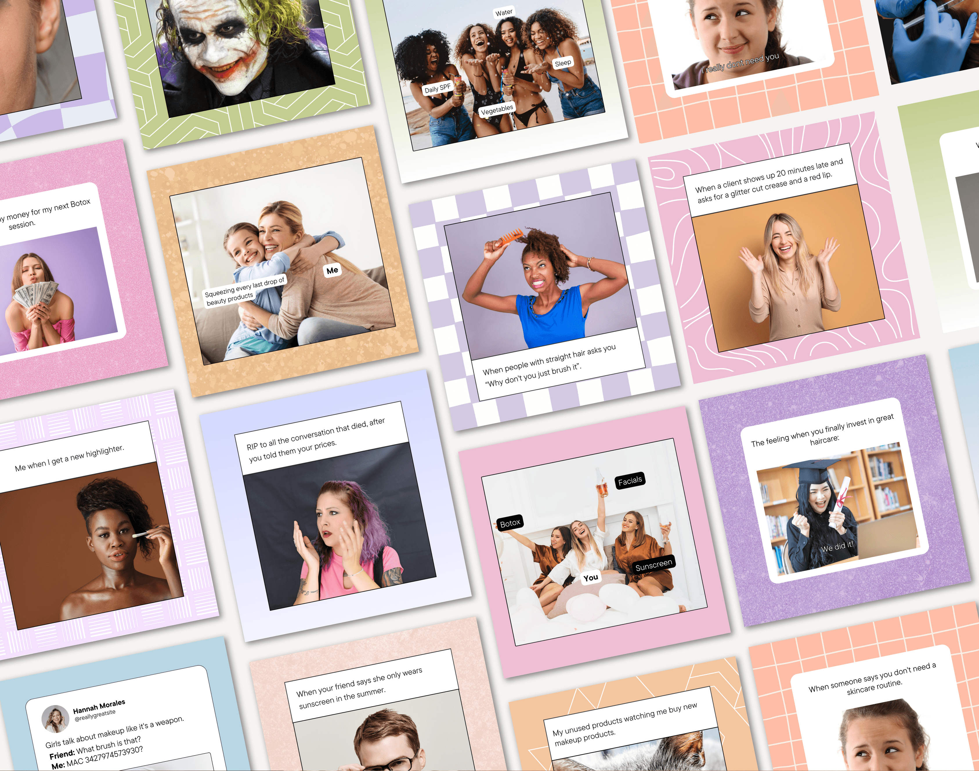 55 Colorful Instagram Meme & GIF Templates | Engagement Boosters for ...