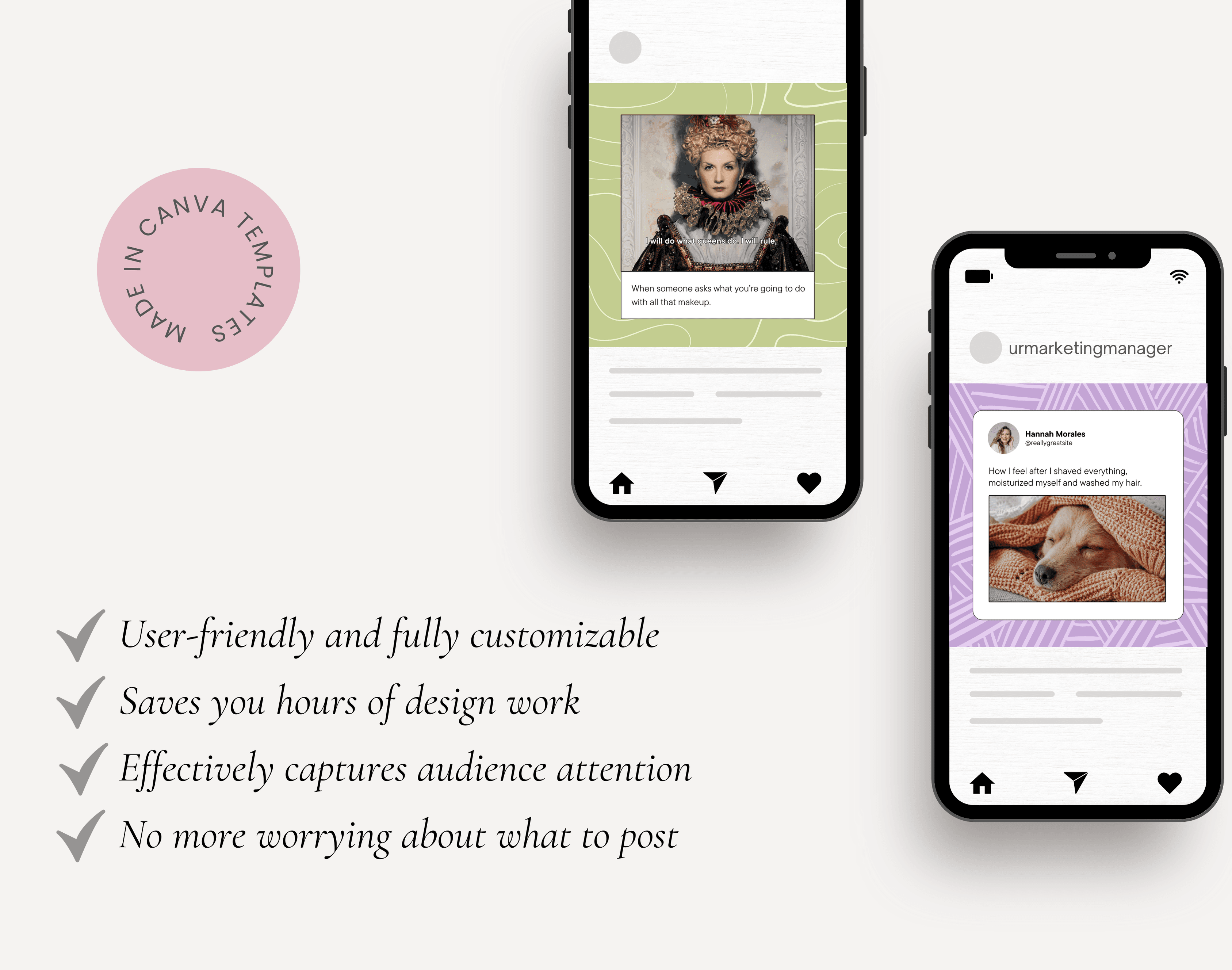 55 Colorful Instagram Meme & GIF Templates | Engagement Boosters for ...
